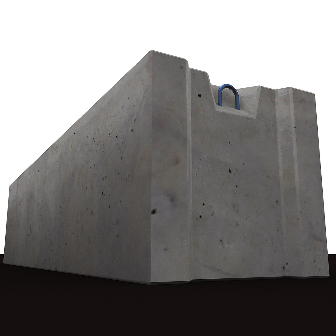 Free Concrete Block 3D Model - TurboSquid 1488687