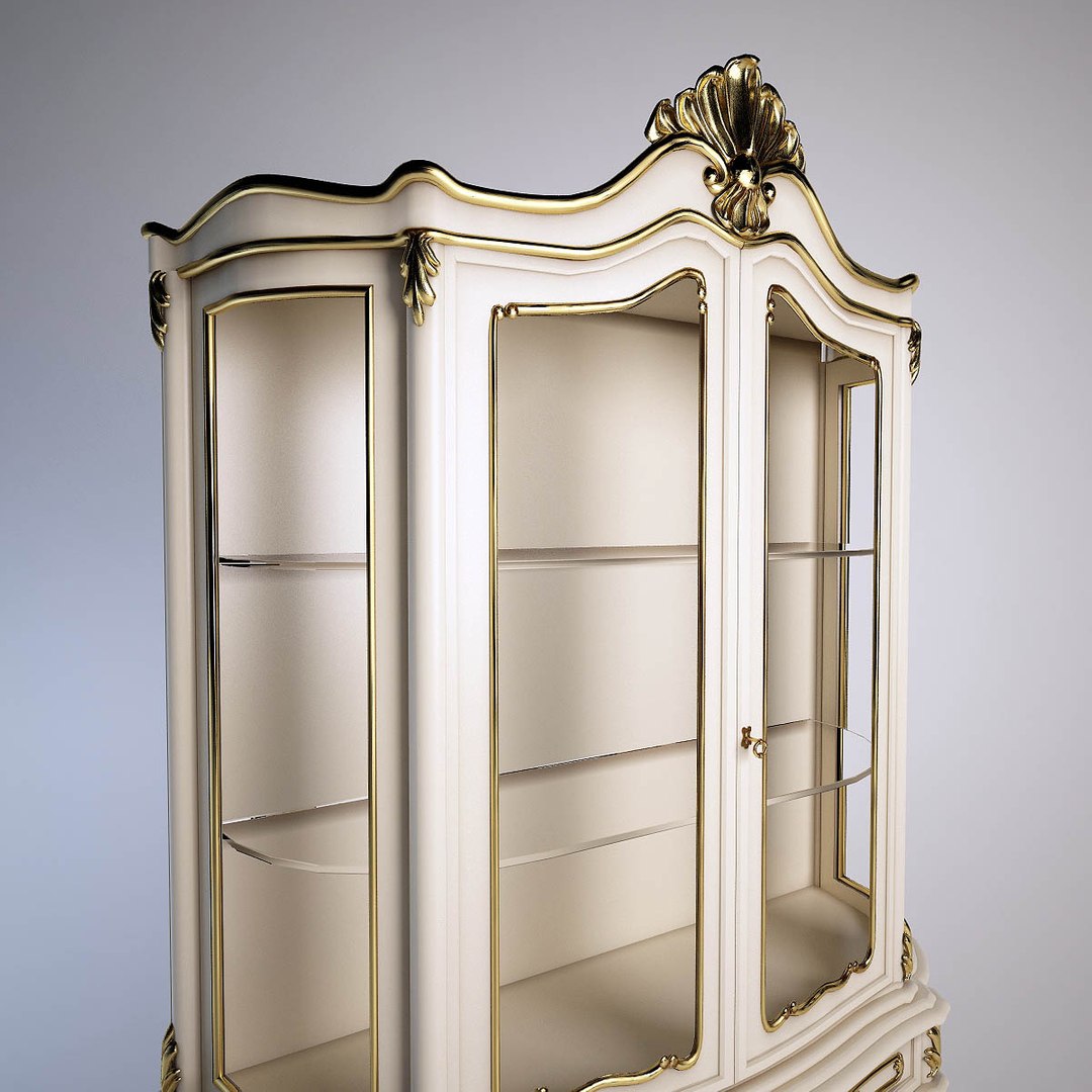 3d Glass Cabinet 2 Angelo Cappellini Model