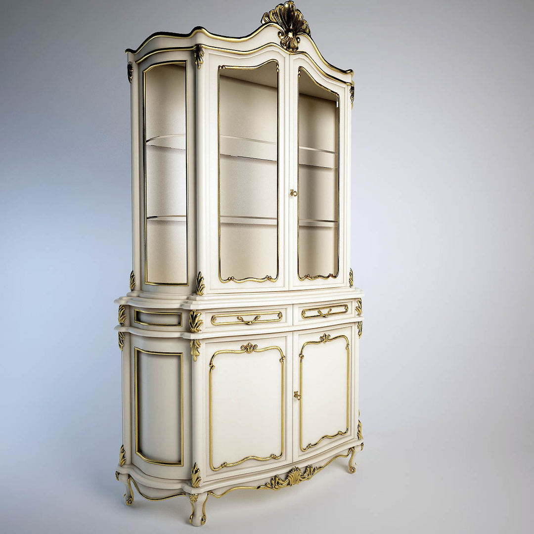 3d glass cabinet 2 angelo cappellini model