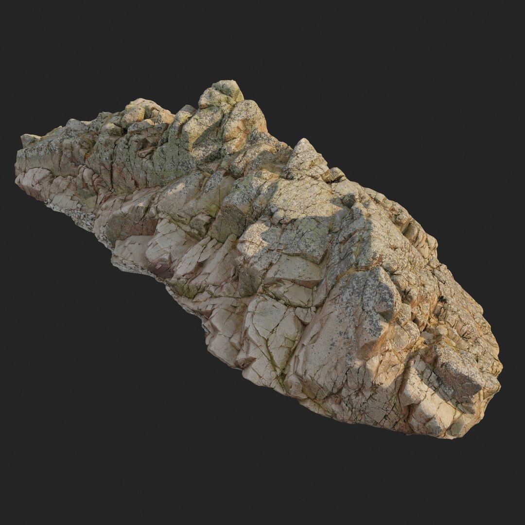 3D Scanned Rock Cliff N2 - TurboSquid 1283261