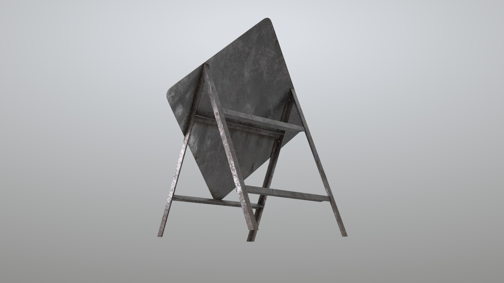 3D Model Roadwork Sign Pbr - TurboSquid 1594462