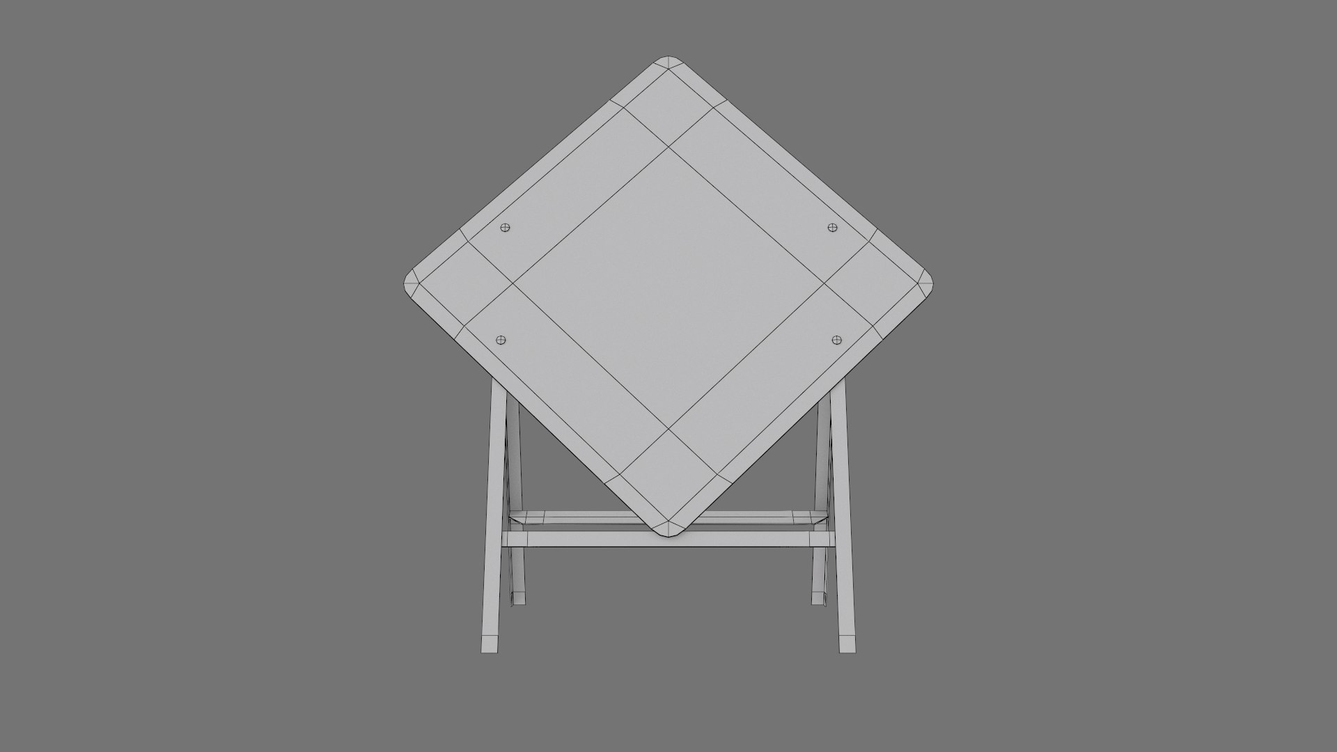 3D Model Roadwork Sign Pbr - TurboSquid 1594462