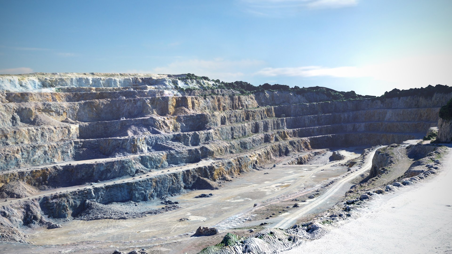 Opencast Mines 3D Model - TurboSquid 2342720