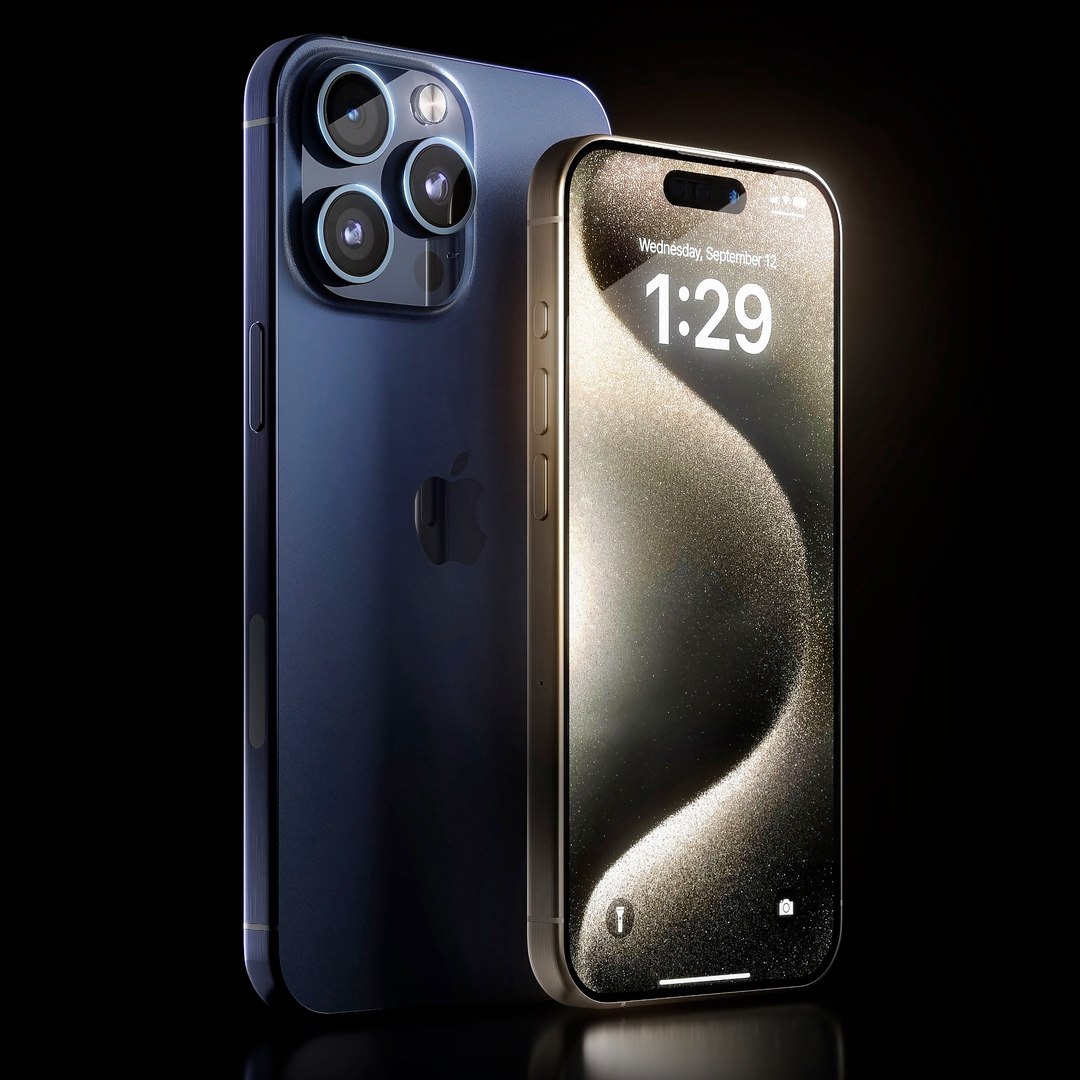 3D Apple IPhone 15 Pro Model - TurboSquid 2193410
