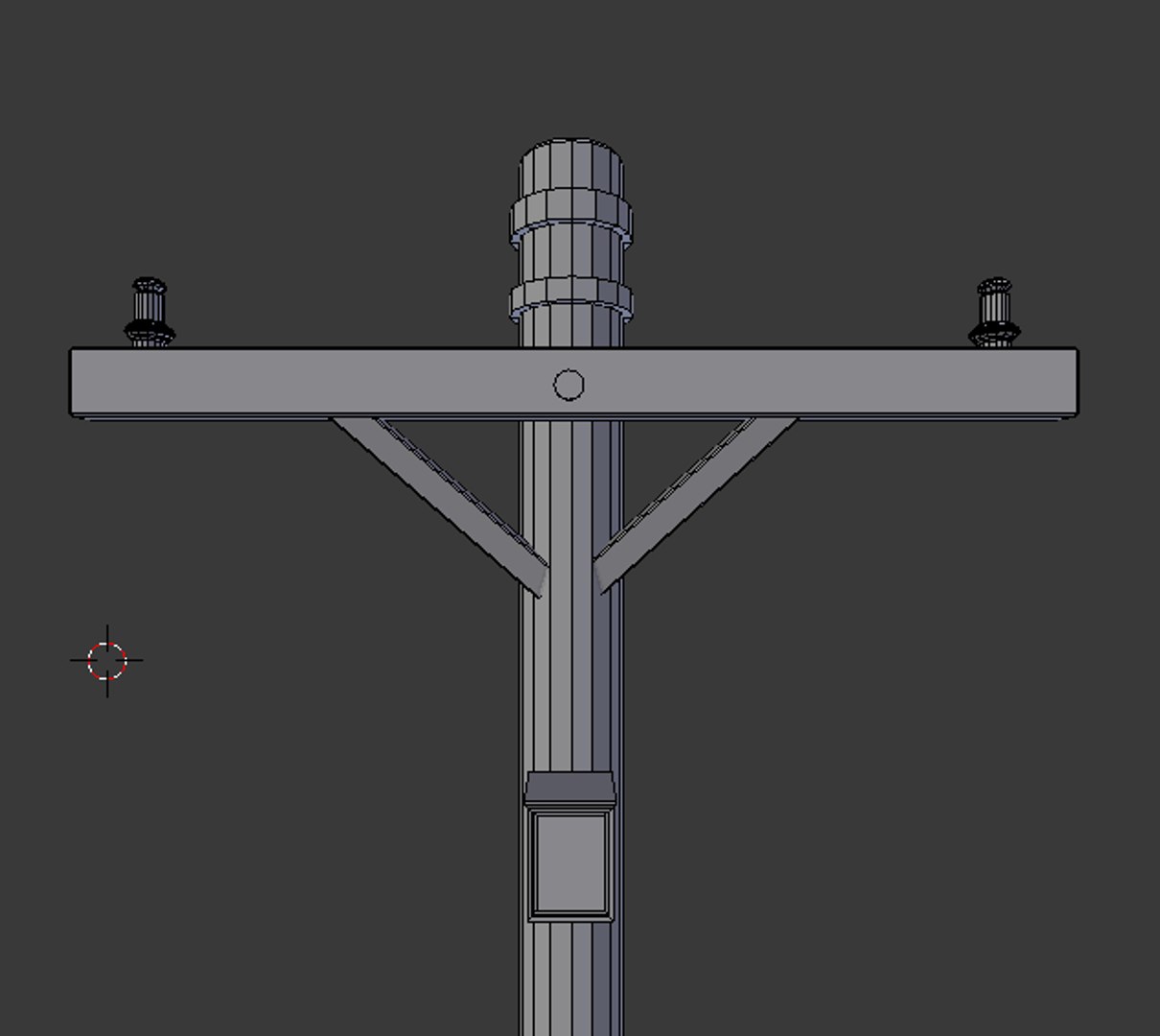 electric pole 3d model
