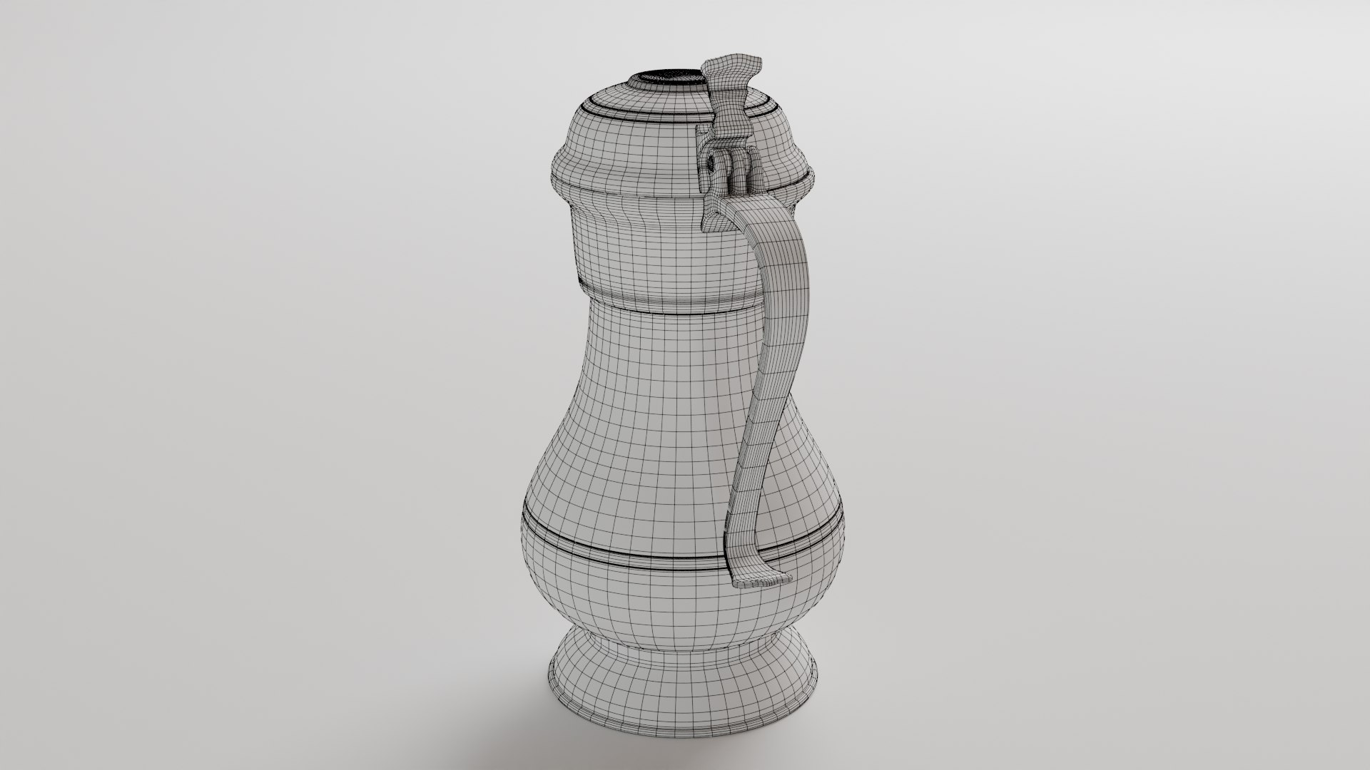 Silver Flagon Model - TurboSquid 2445830