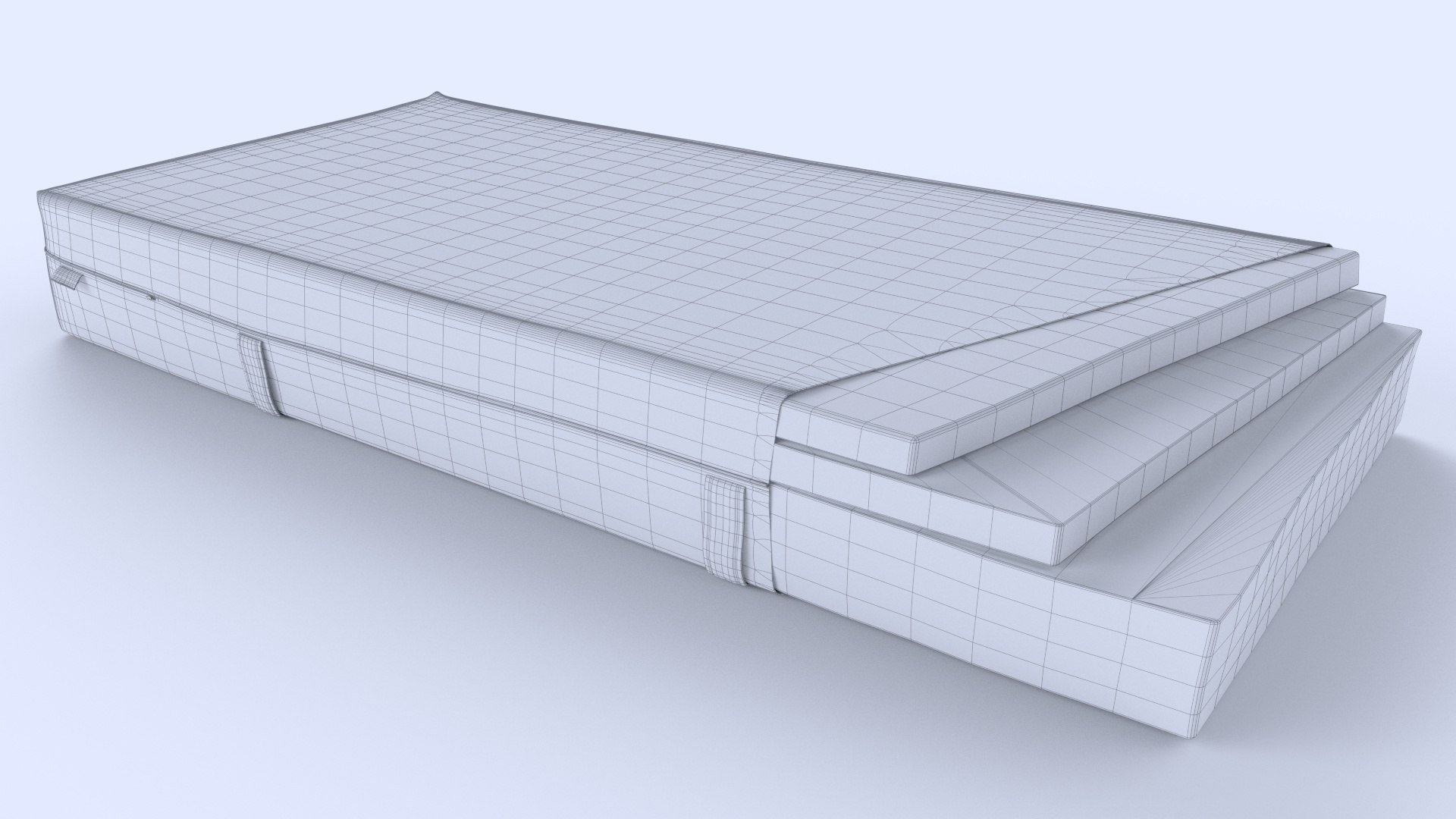 Foam mattress layers model - TurboSquid 1246836