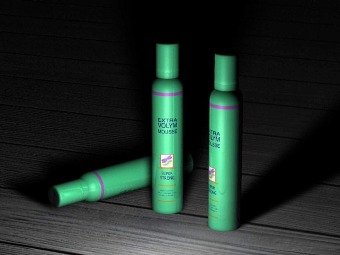 C4d Mousse Bottles