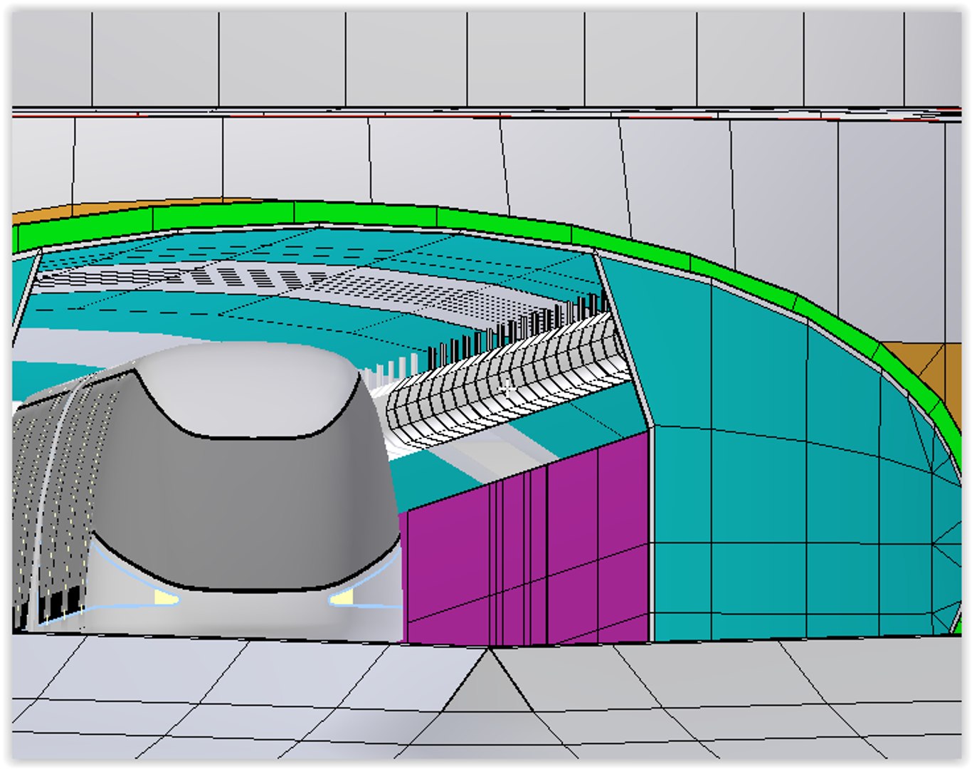 Futuristic Skyscraper Metro Station 3D Model - TurboSquid 1180649