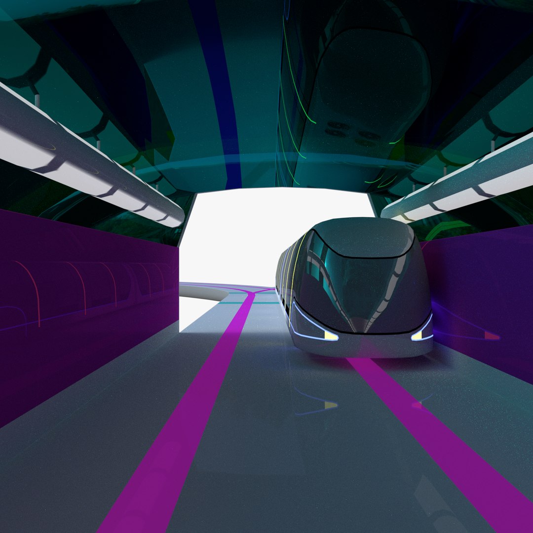 Futuristic Skyscraper Metro Station 3D Model - TurboSquid 1180649