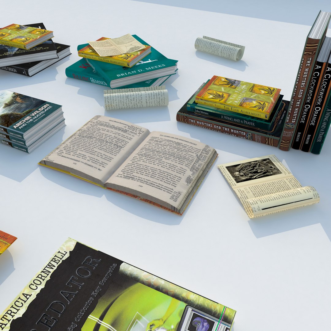 Magazines Books 3D Model - TurboSquid 1504783