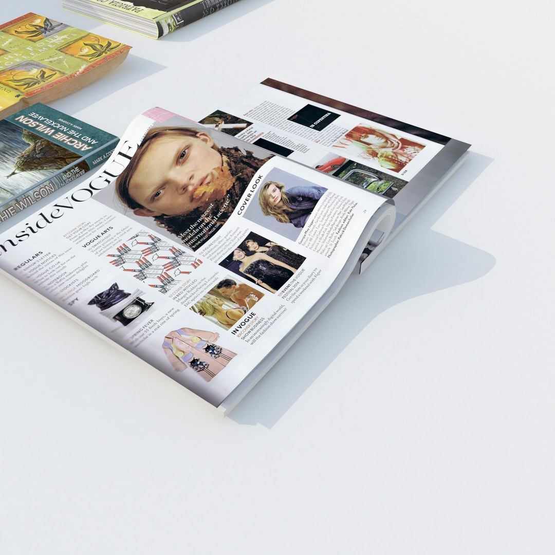Magazines Books 3D Model - TurboSquid 1504783