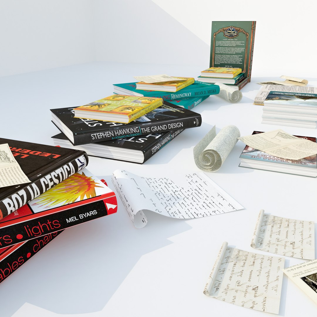 Magazines Books 3D Model - TurboSquid 1504783