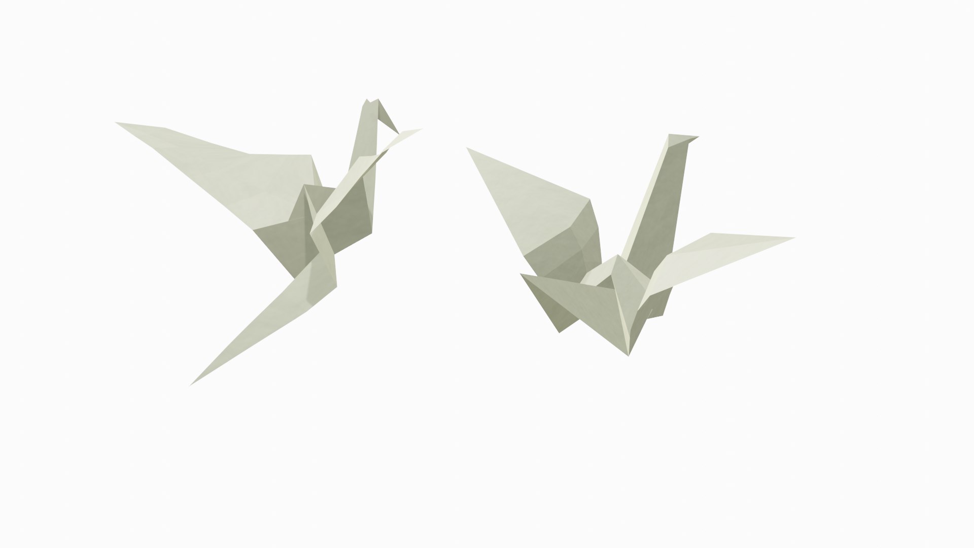 Origami 3D Model - TurboSquid 1821289