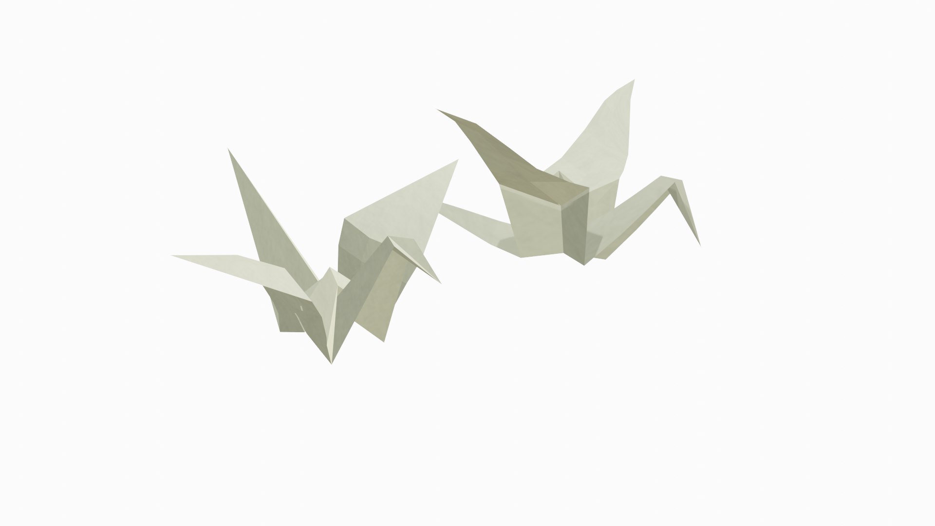 Origami 3D Model - TurboSquid 1821289