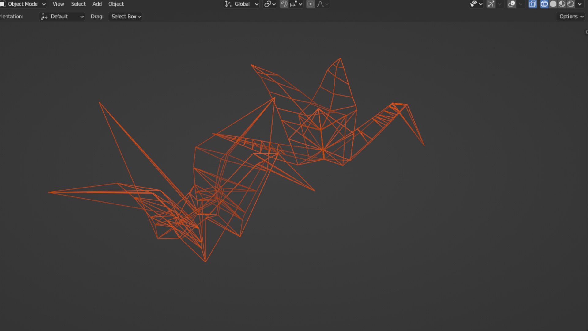 Origami 3D Model - TurboSquid 1821289