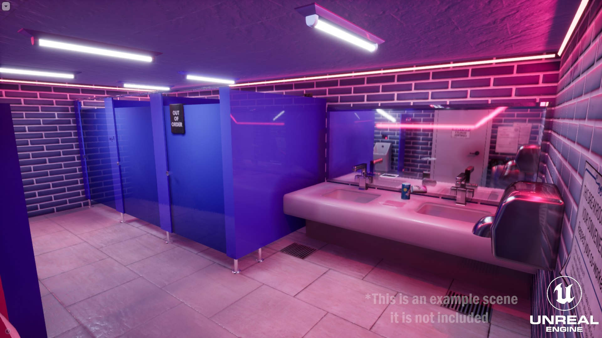 Public Restroom 3D Model - TurboSquid 1388001