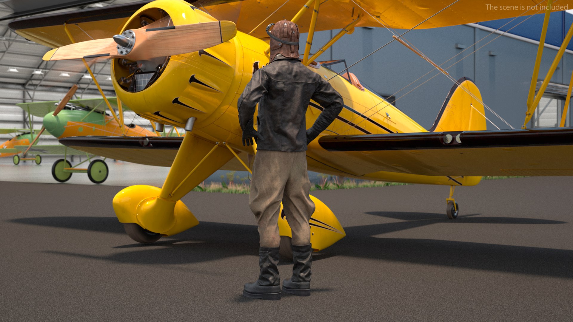 Pilot In Standing Pose 3D Model - TurboSquid 2237093
