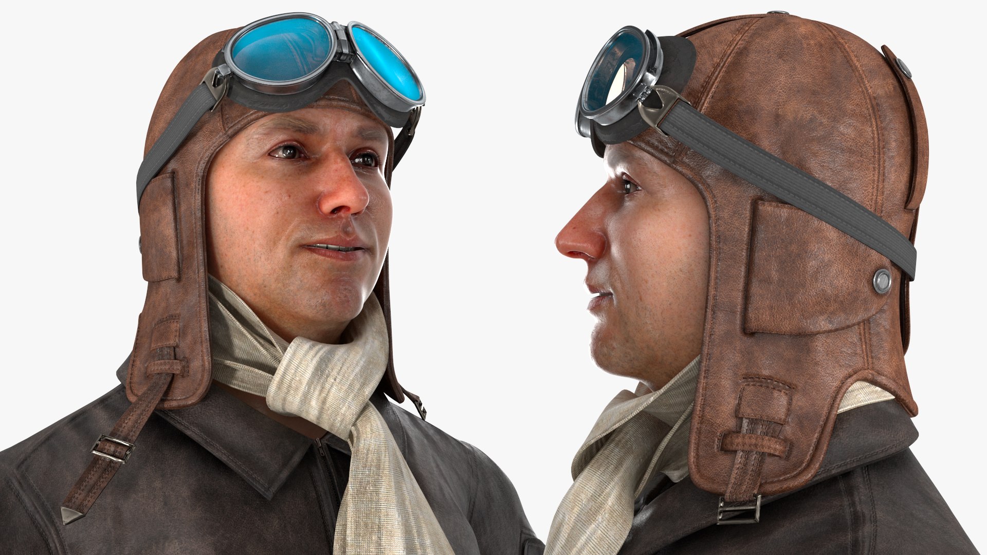 Pilot In Standing Pose 3D Model - TurboSquid 2237093