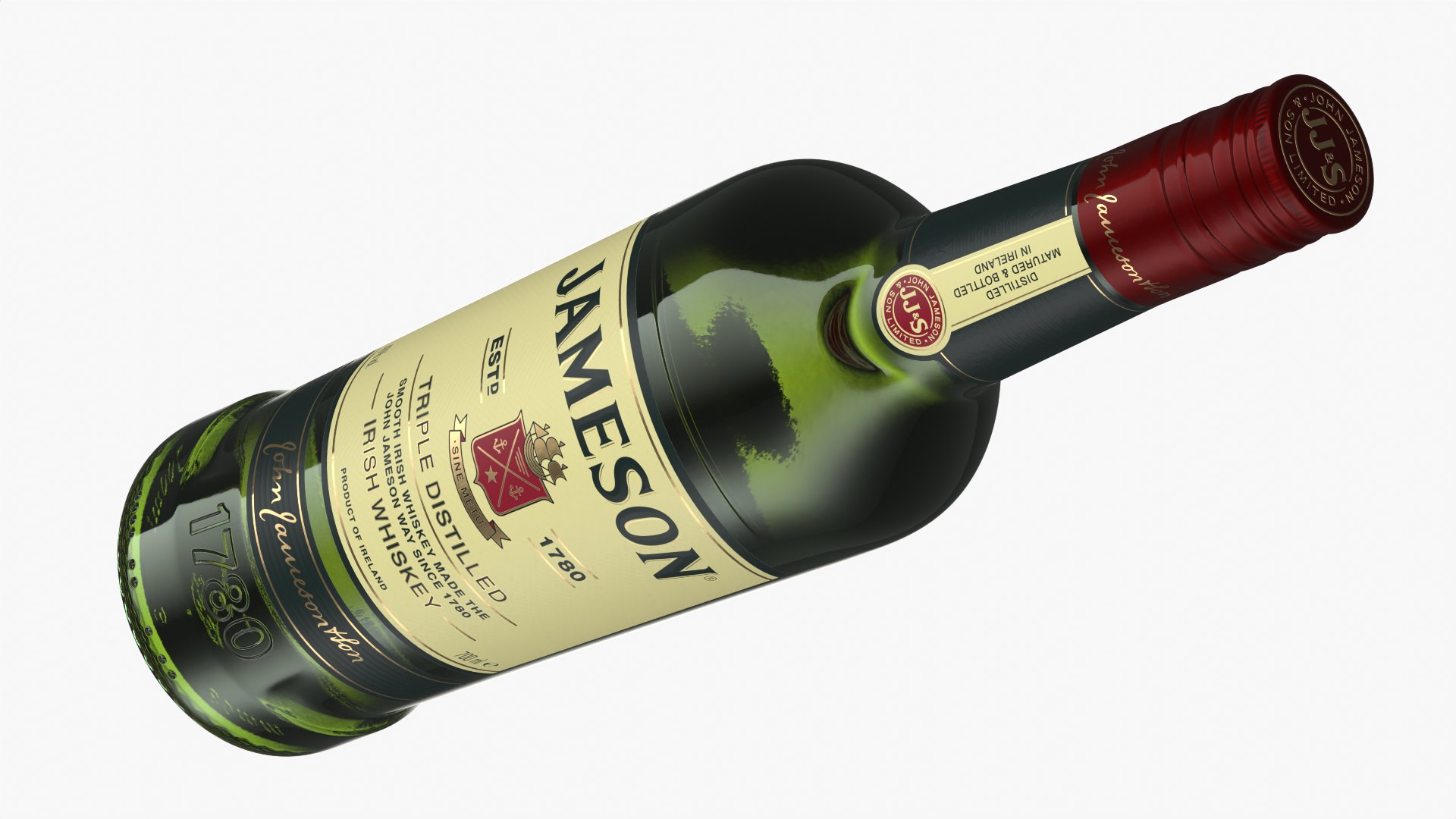 3D Model Jameson Original Whiskey Bottle - TurboSquid 1741119