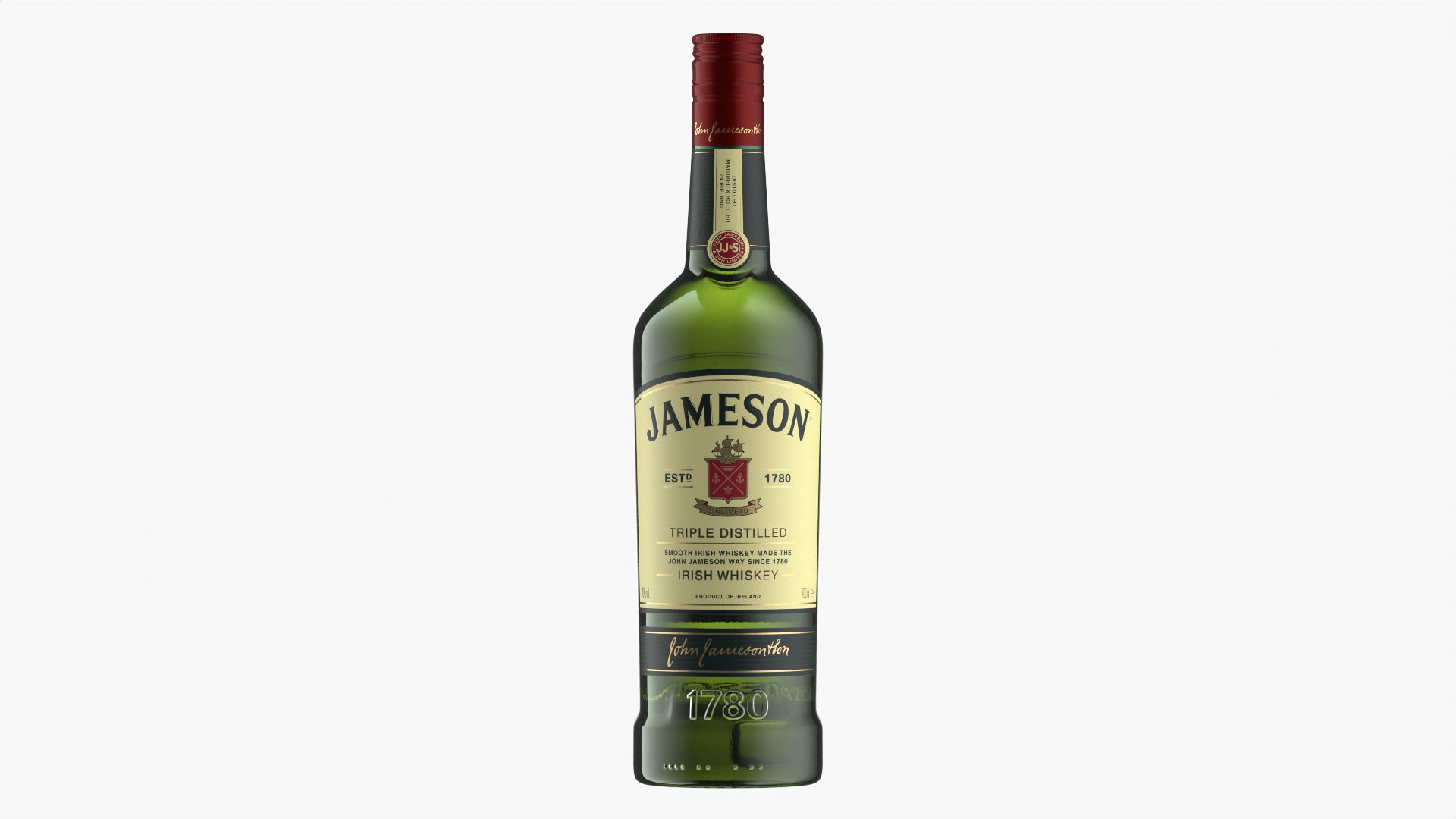 3D Jameson Whiskey Bottles Bundle Model - TurboSquid 2373672