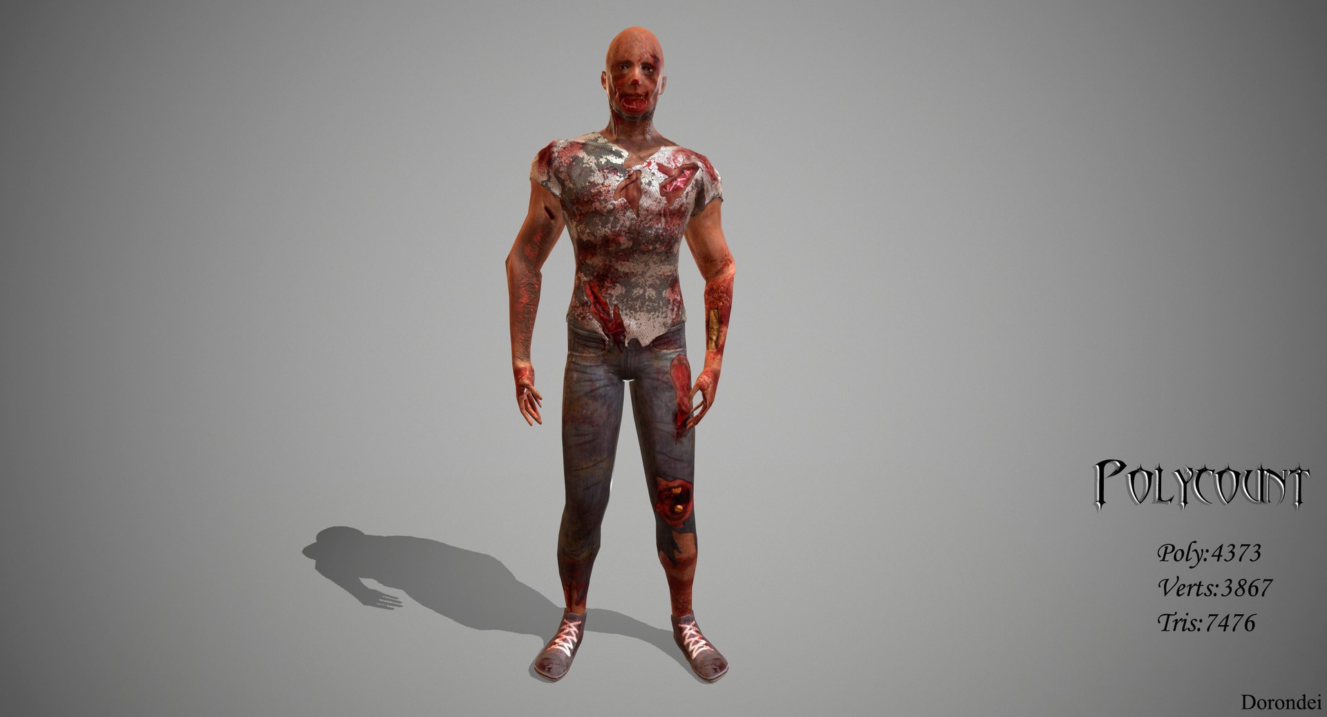 3D Zombie Animation - TurboSquid 1150359