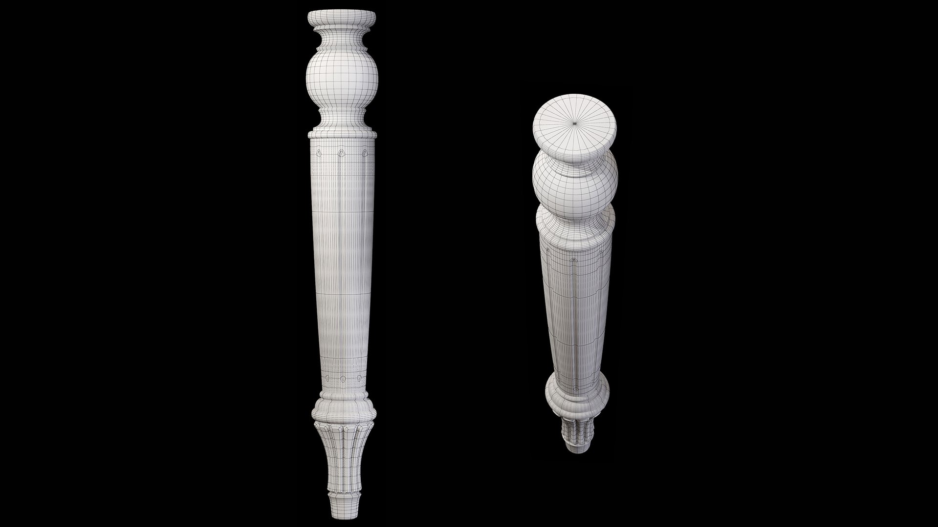 Classic Leg 015 3D Model - TurboSquid 1743298