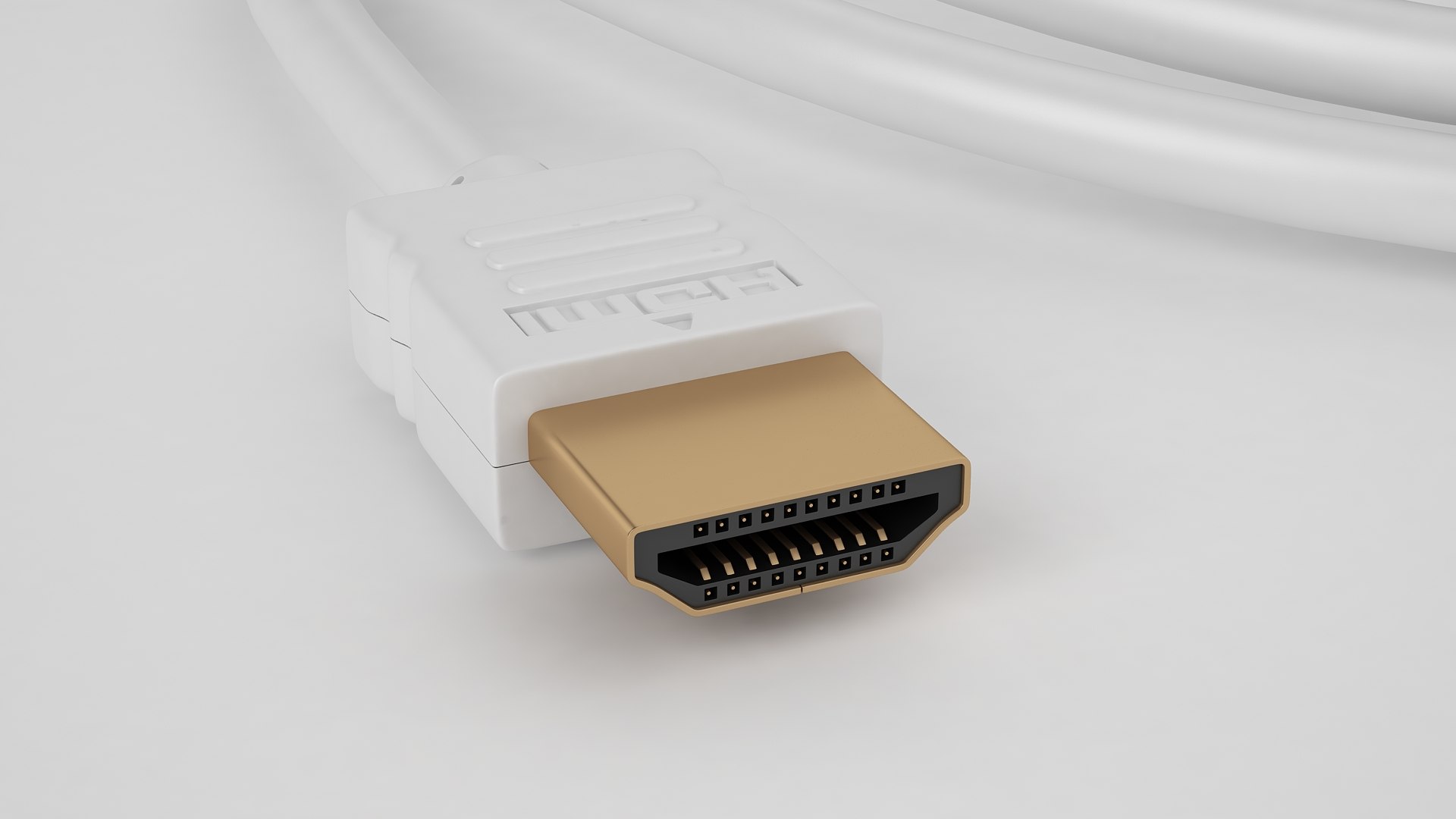 Hdmi Cable Model - TurboSquid 1485160