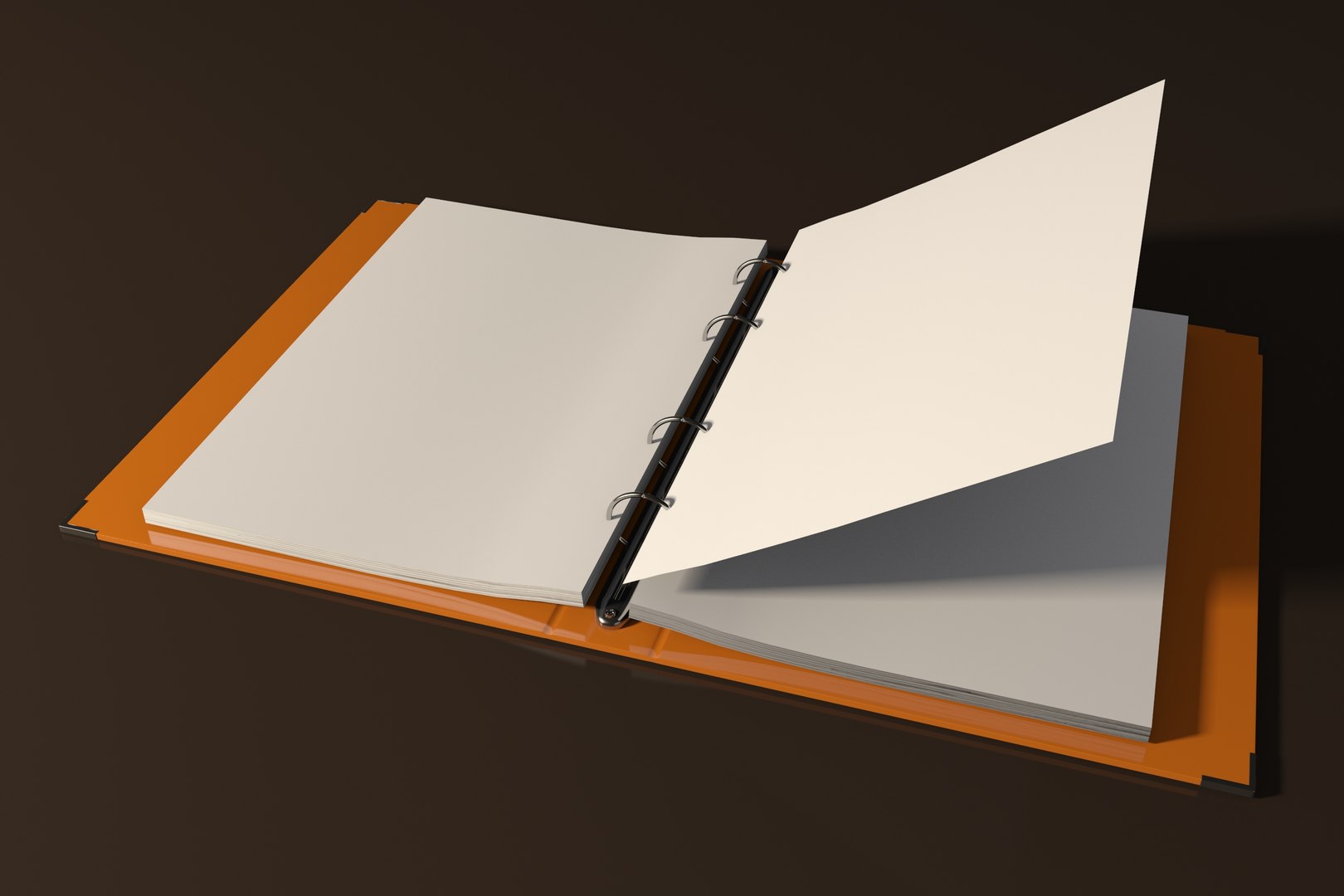 3D Binder Rings Sheets - TurboSquid 1604270