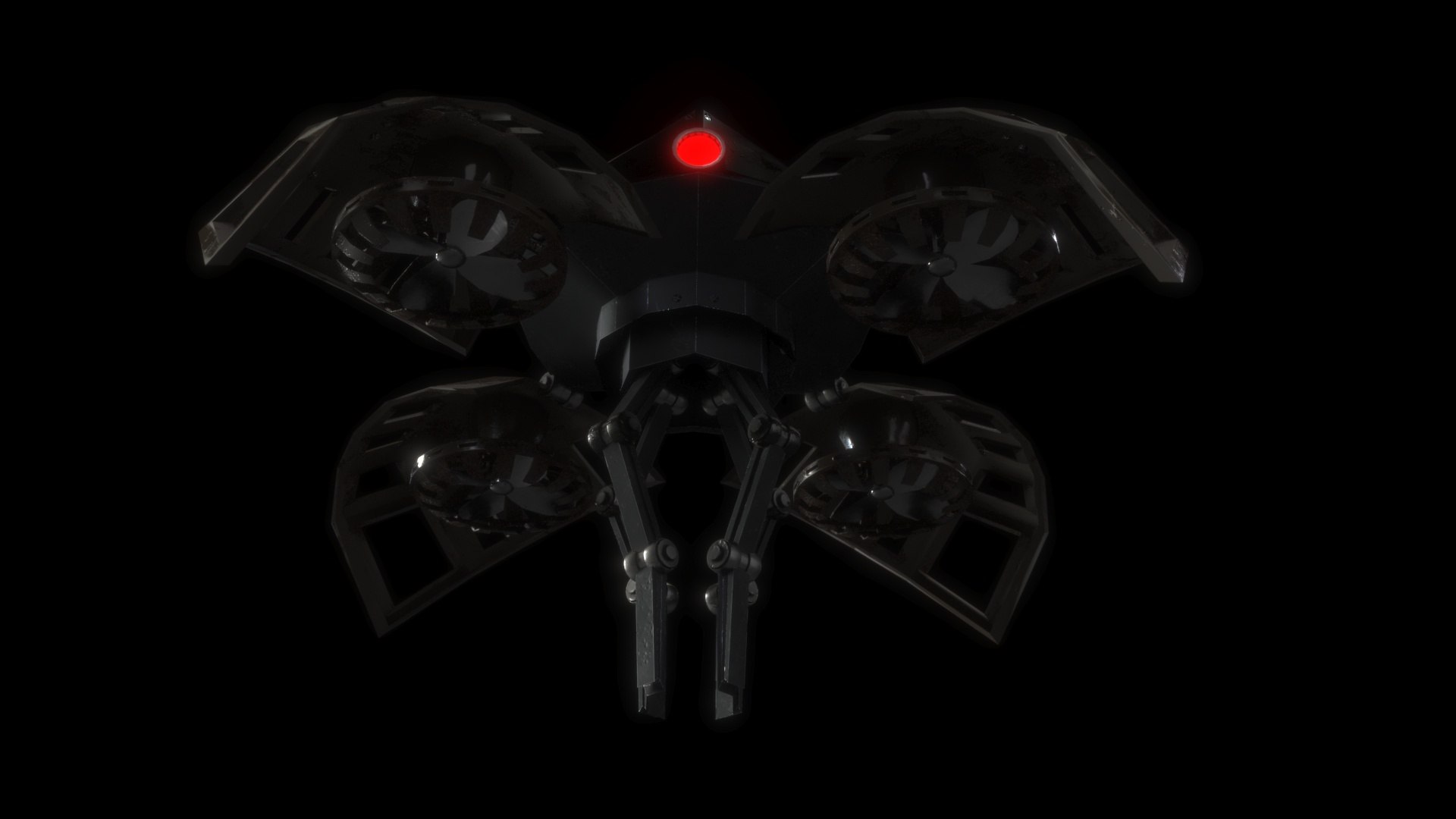 Evil drone robot 3D - TurboSquid 1348867