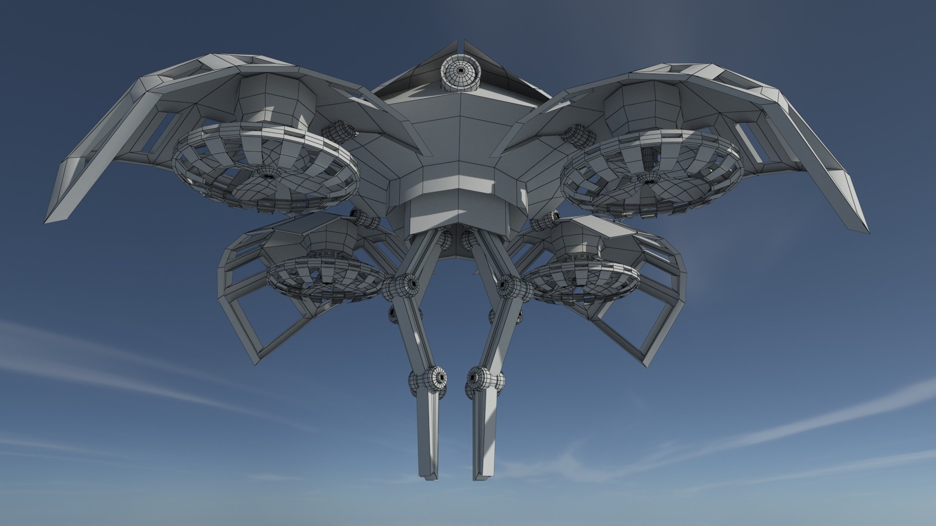 Evil drone robot 3D - TurboSquid 1348867