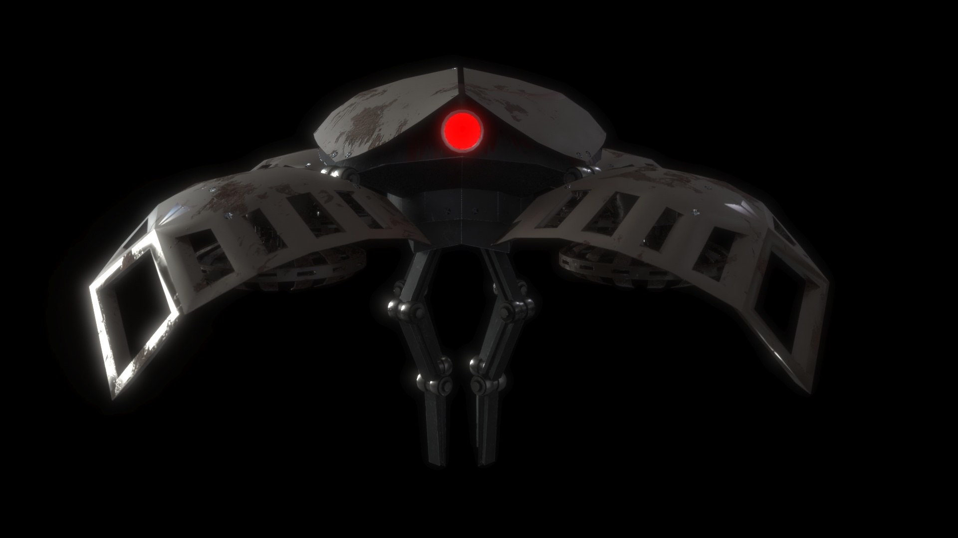 Evil drone robot 3D - TurboSquid 1348867