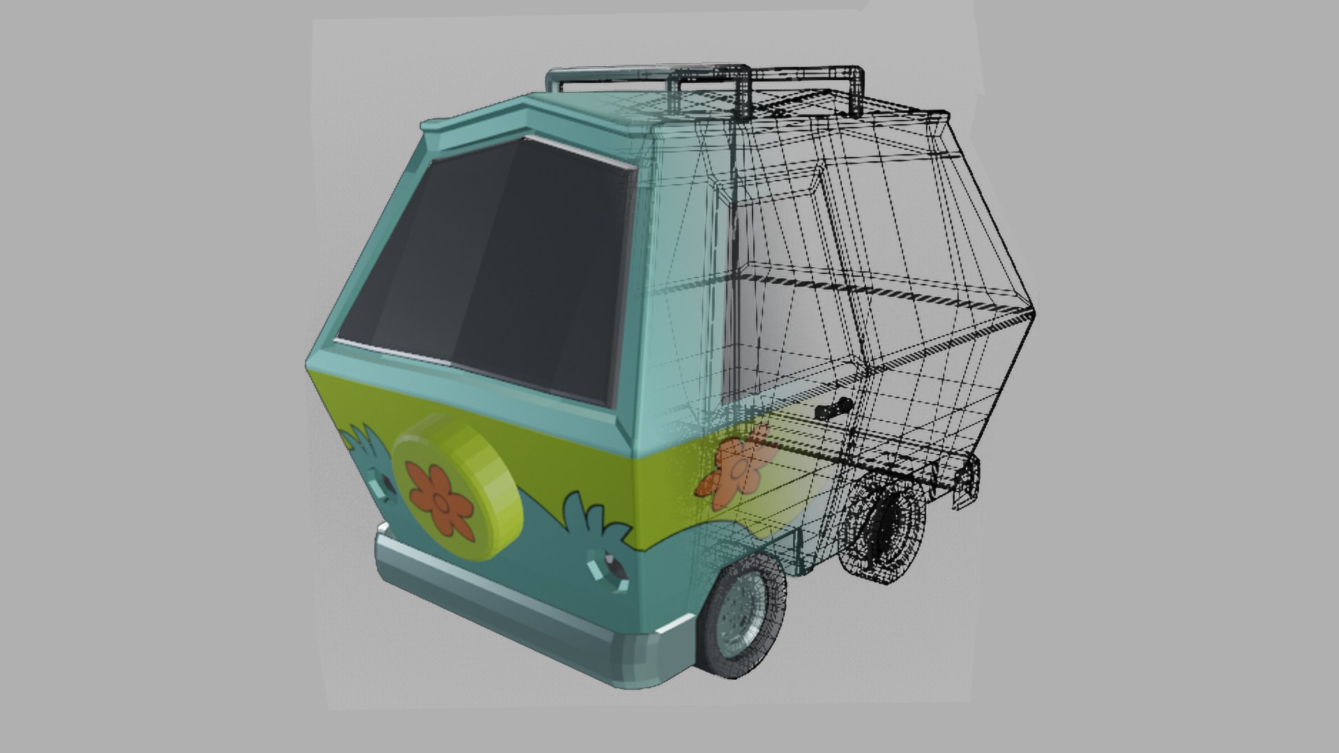 3D Mystery Machine Model - TurboSquid 2366133