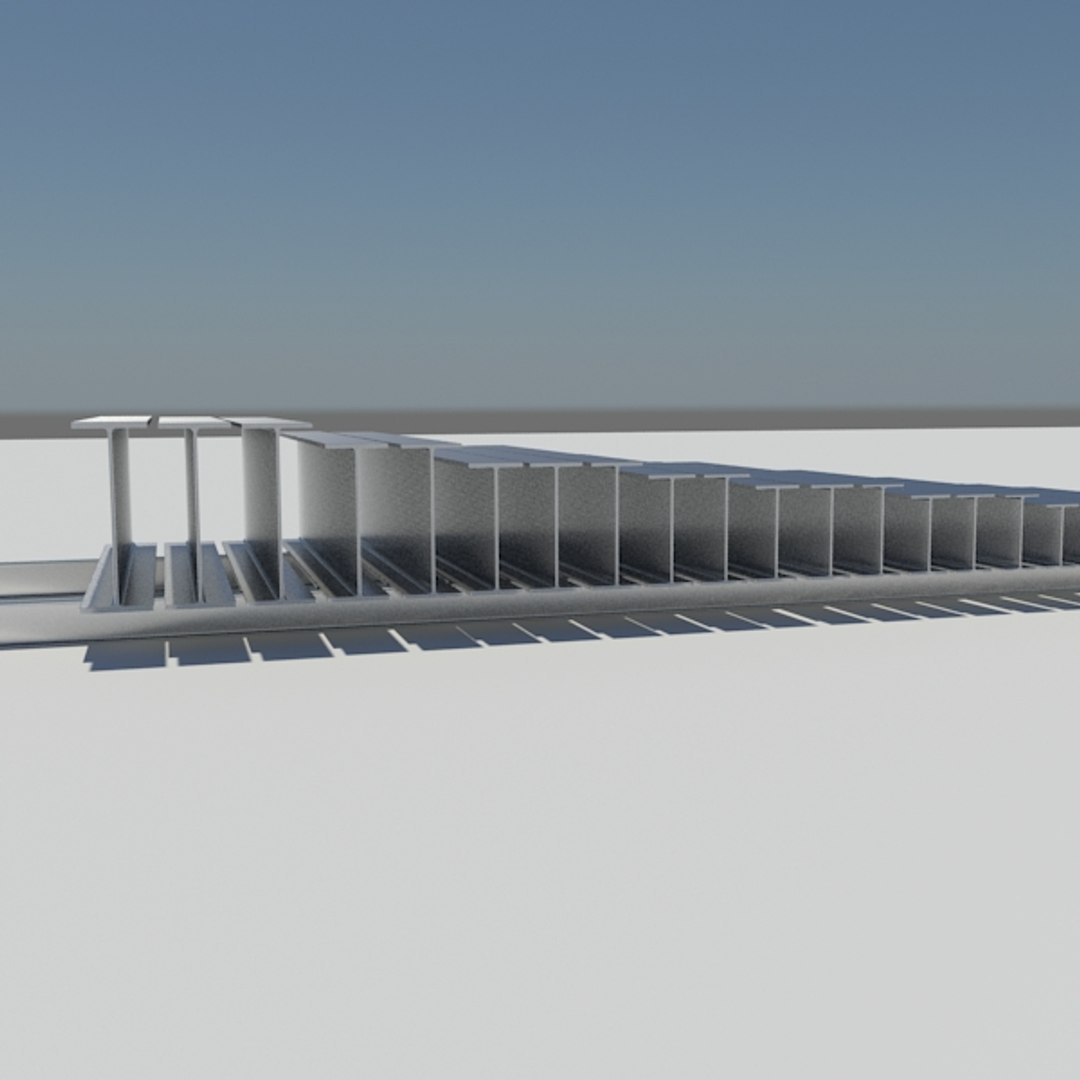 Structural Steel Universal Beams 3d Model