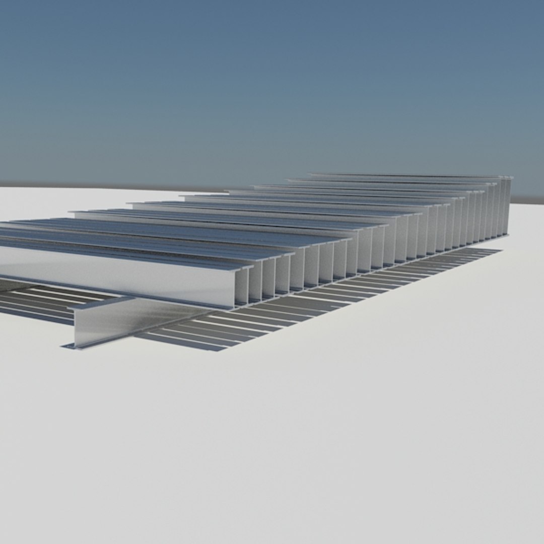 Structural Steel Universal Beams 3d Model