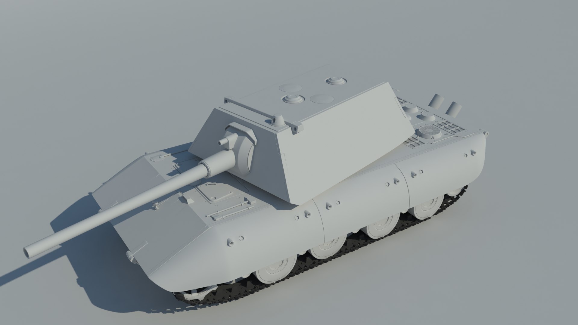German Tank 3d Model