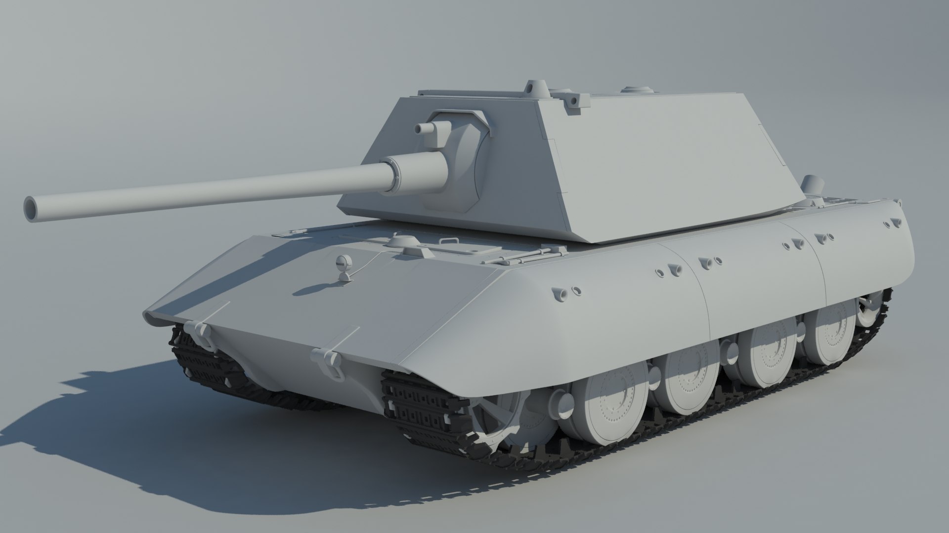 German Tank 3d Model
