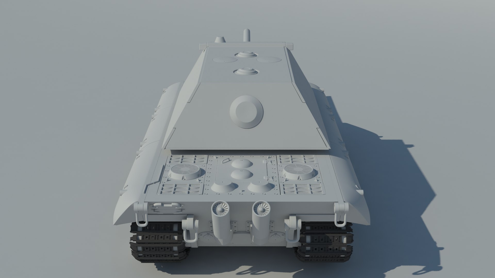 German Tank 3d Model