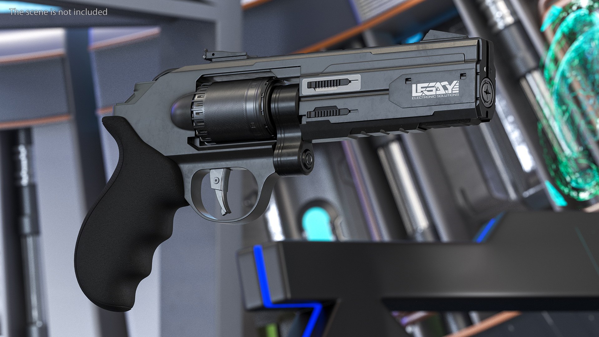 Futuristic Gun Model - TurboSquid 2198553