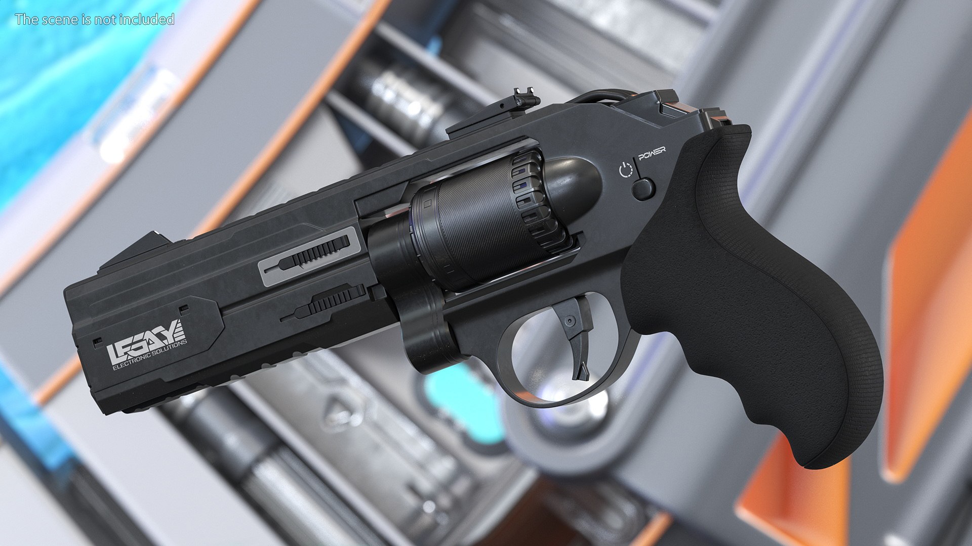 Futuristic Gun Model - TurboSquid 2198553