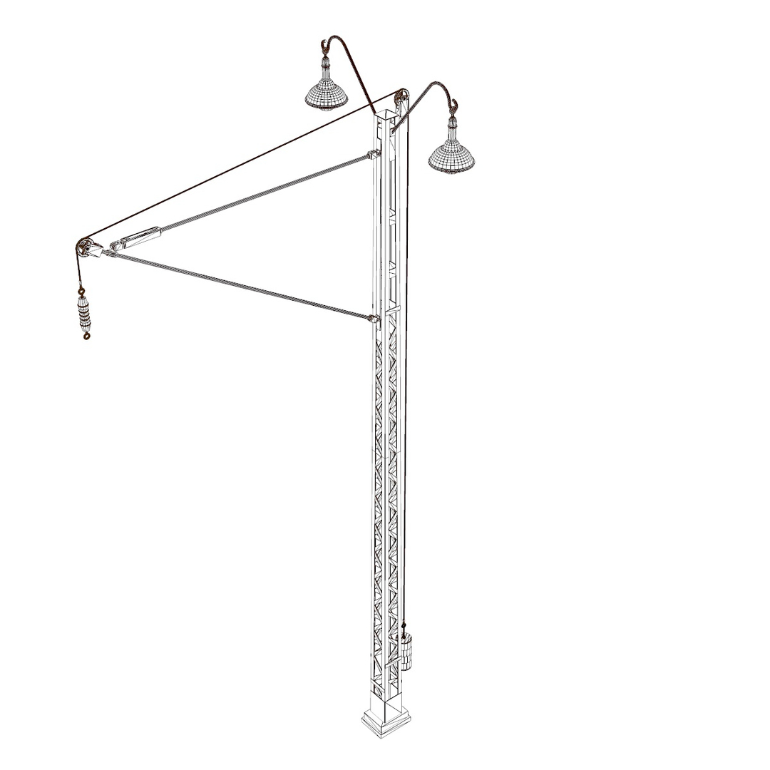 Metal Railroad Power Pole 3D Model - TurboSquid 1182945