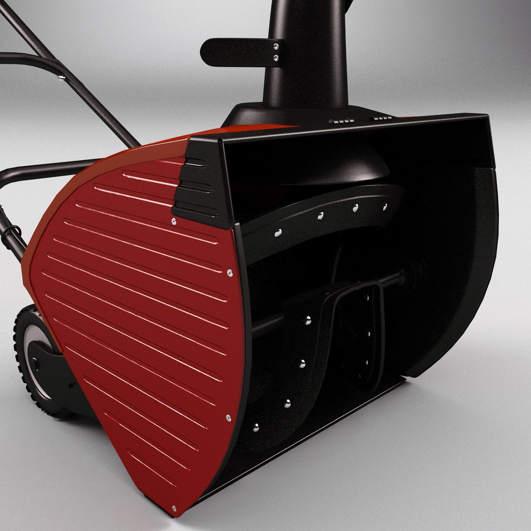 3d Model Snow Blower Ste 22040