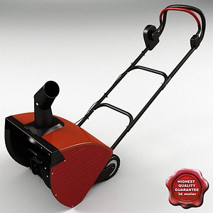 Download Free & Premium Snow Blower 3D Models | TurboSquid