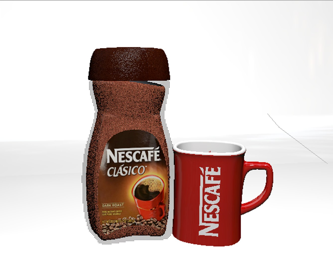 Nescafe Jar Mug Model - TurboSquid 1266840