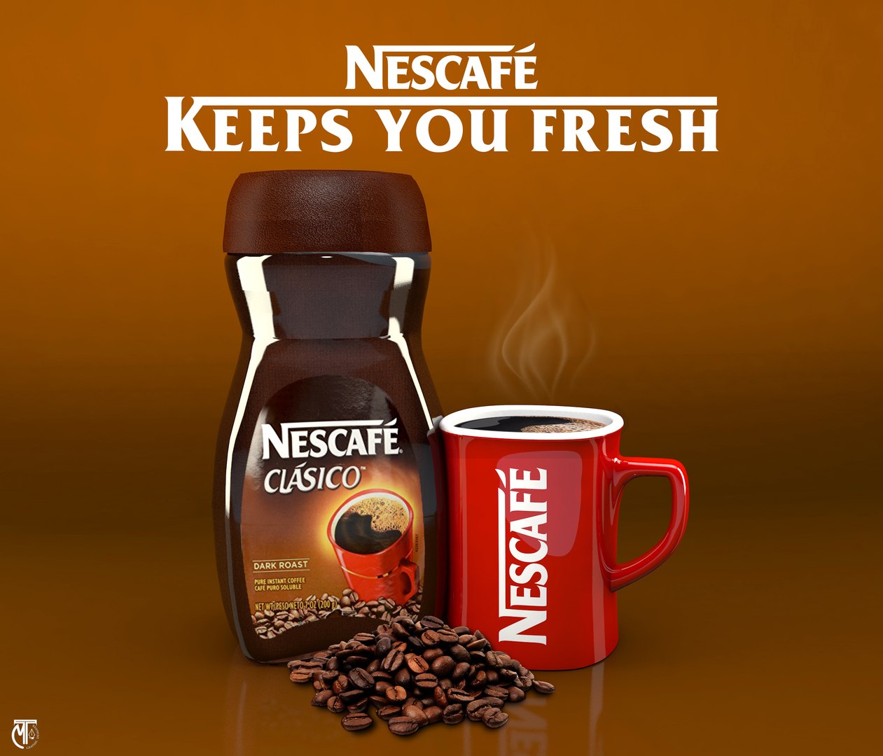 Nescafe Jar Mug Model - TurboSquid 1266840
