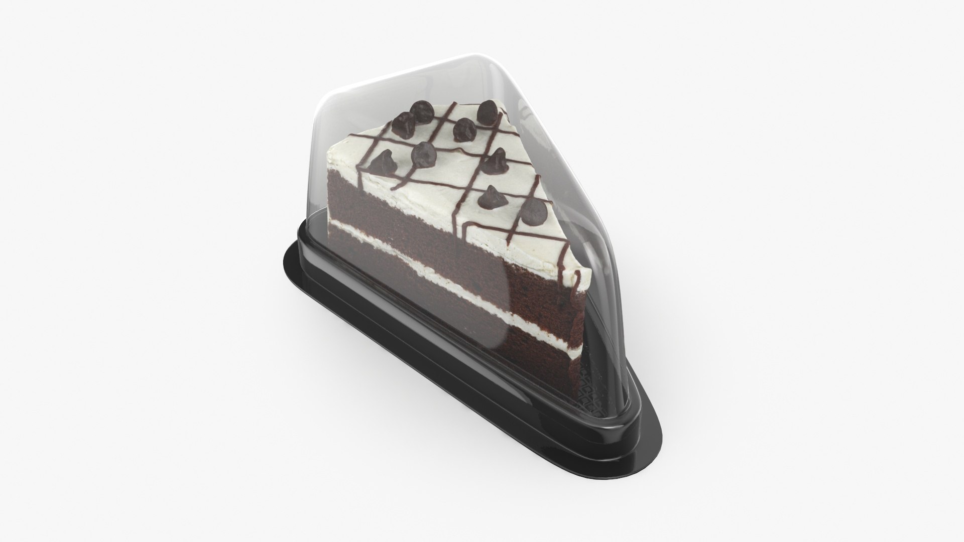 3D White Chocolate Cake Triangle Box - TurboSquid 2187652