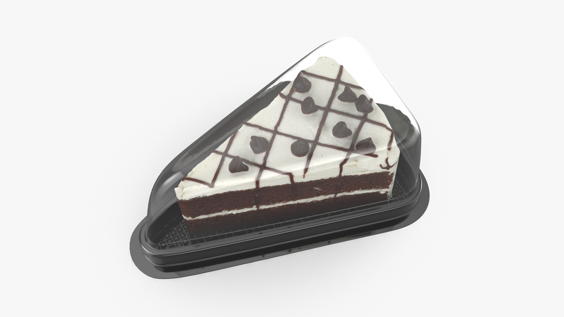 3D White Chocolate Cake Triangle Box - TurboSquid 2187652