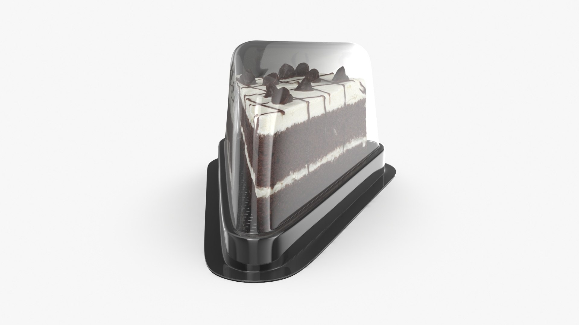 3D White Chocolate Cake Triangle Box - TurboSquid 2187652