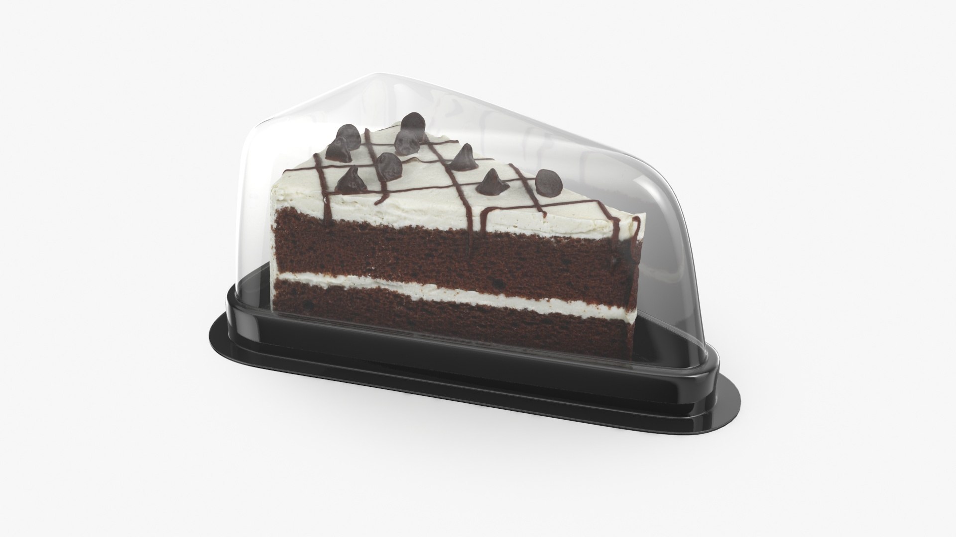 3D White Chocolate Cake Triangle Box - TurboSquid 2187652