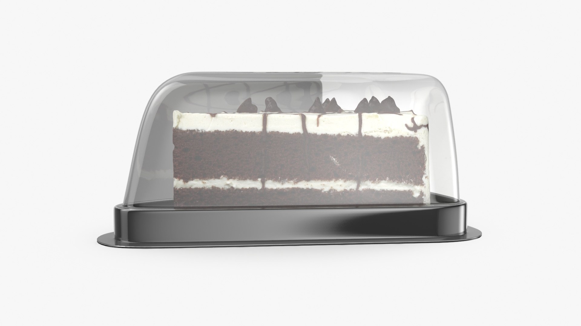 3D White Chocolate Cake Triangle Box - TurboSquid 2187652